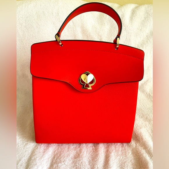 kate spade | Bags | Romy Medium Top Handle Bag In Fire Lilly | Poshmark